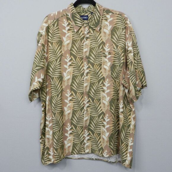 Puritan | Shirts | Vintage Puritan Hawaiian Shirt Sz Xl Tropical Palm ...